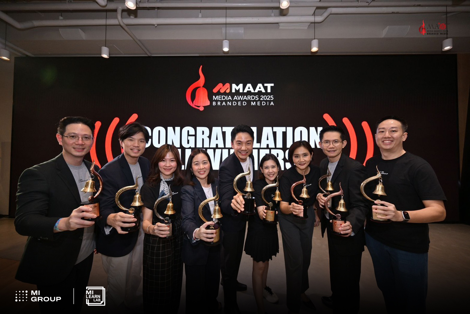 MI GROUP คว้า 2 รางวัล Gold จากสาขา IMC / Multiple Platformsพร้อมกวาด ...